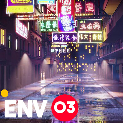 ArtStation - Tokyo city Game Environment || Mobile optimized