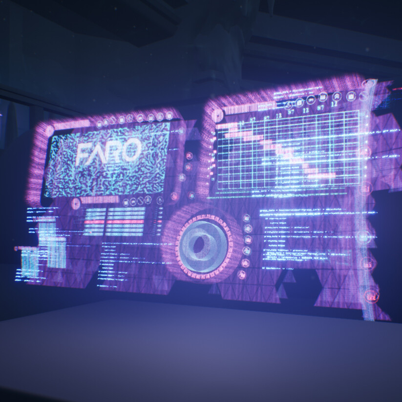 ArtStation - Horizon Zero Dawn - Hologram VFX fanart