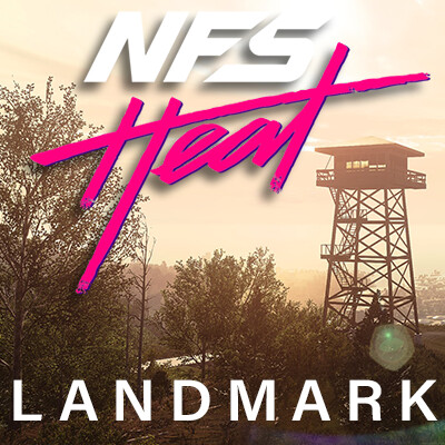 ArtStation - NFS: Heat - Landmarks