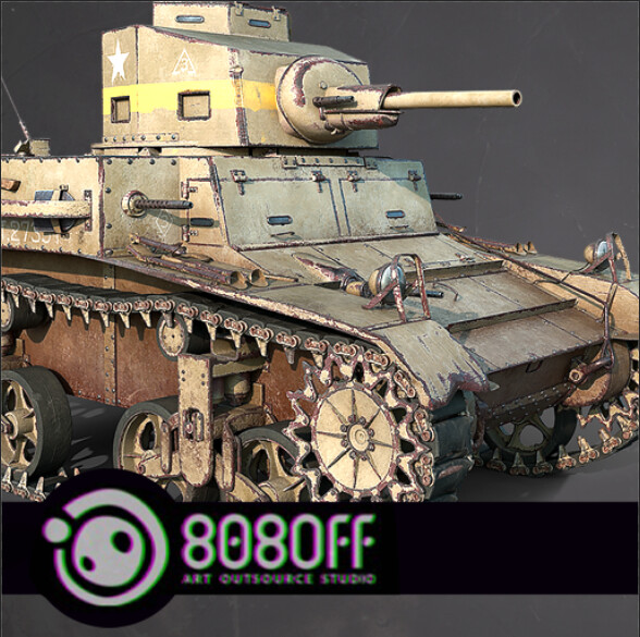 ArtStation - tank m2 light