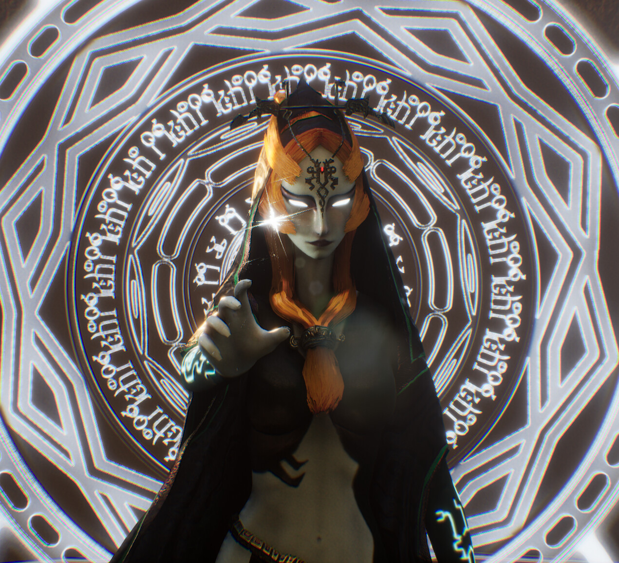 ArtStation - Zelda Fanart: "Farewell Midna"
