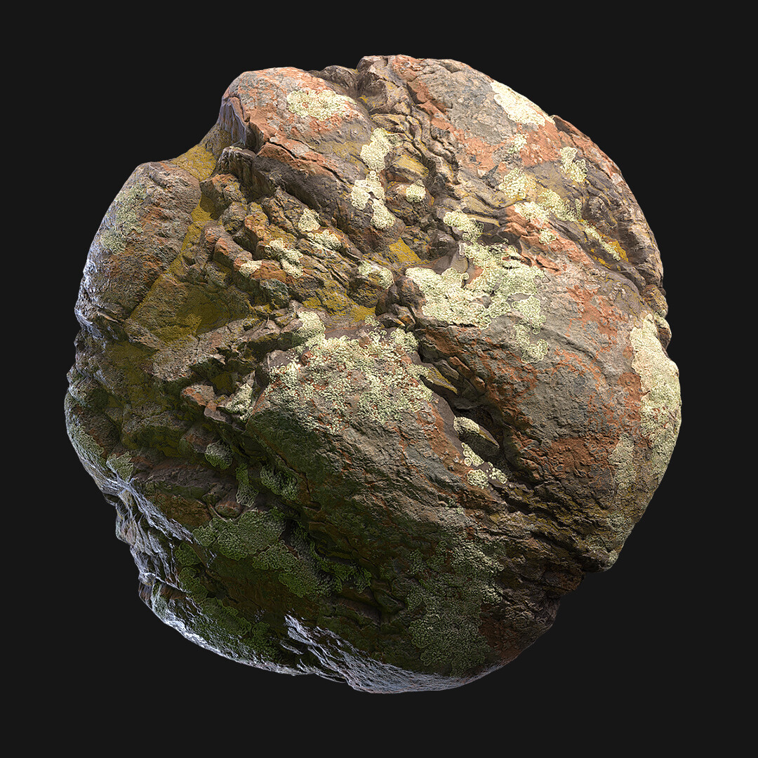 ArtStation - Lichen Rock