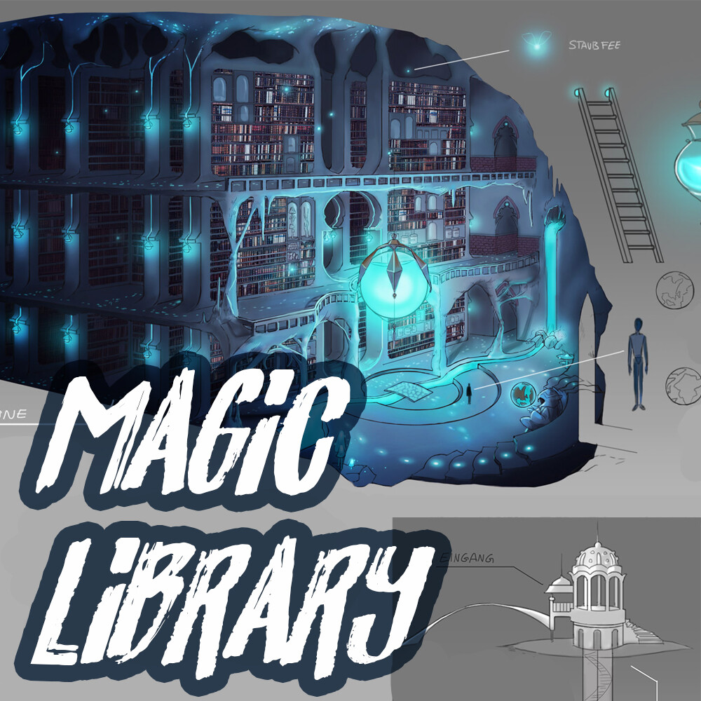 ArtStation - Magic Library