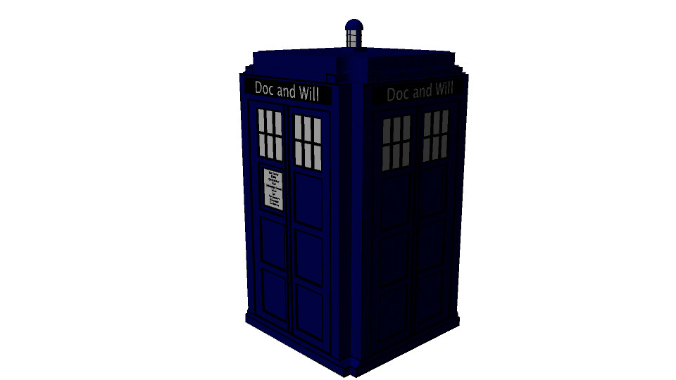 ArtStation - Custom TARDIS 3D Model