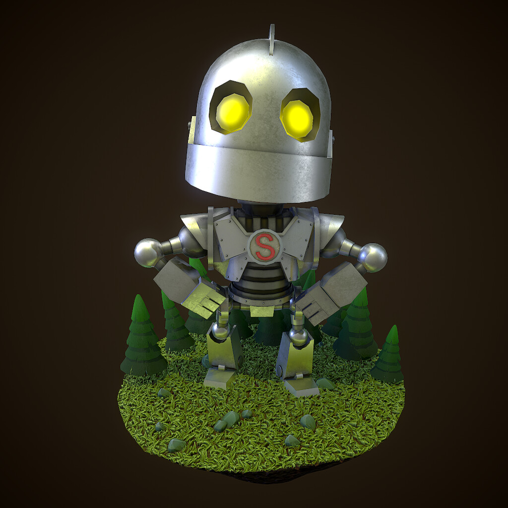 ArtStation - Iron Giant Animated