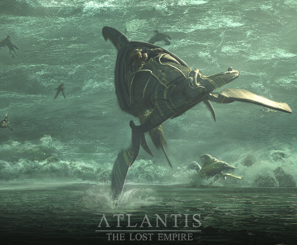 ArtStation - Atlantis: The Lost Empire - Tsunami 1