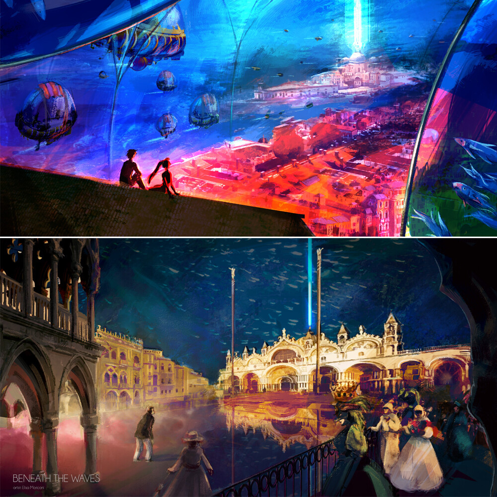 ArtStation - Beneath the waves - Keyframes