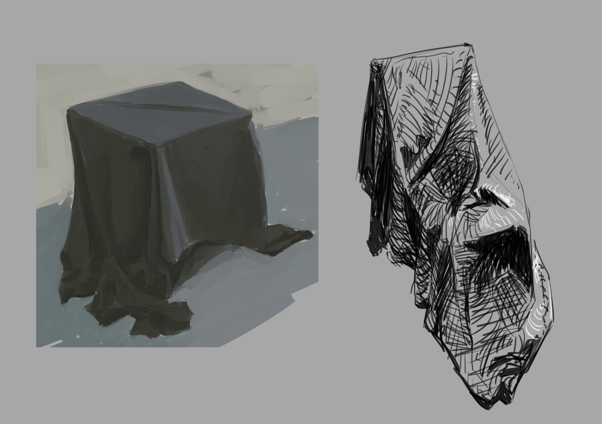 Liam Thomas - Drapery Studies