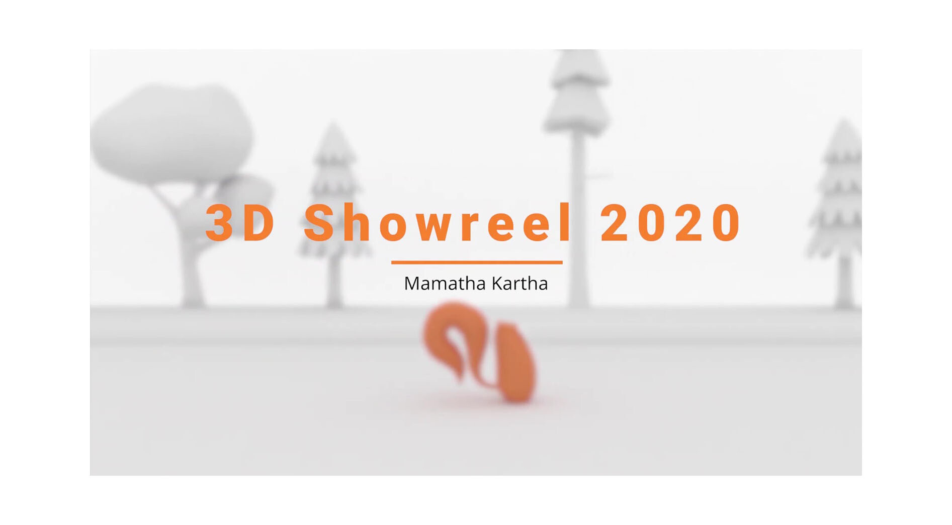 ArtStation - 3D Animation Showreel 2020