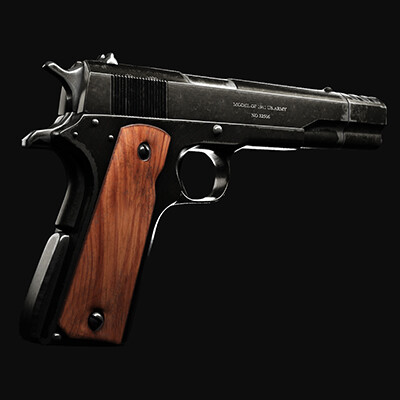 ArtStation - M1911 Colt Pistol