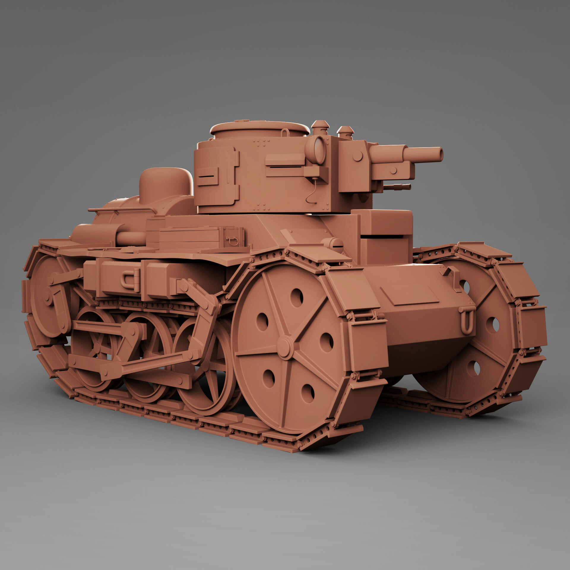 ArtStation - Steam Tankette