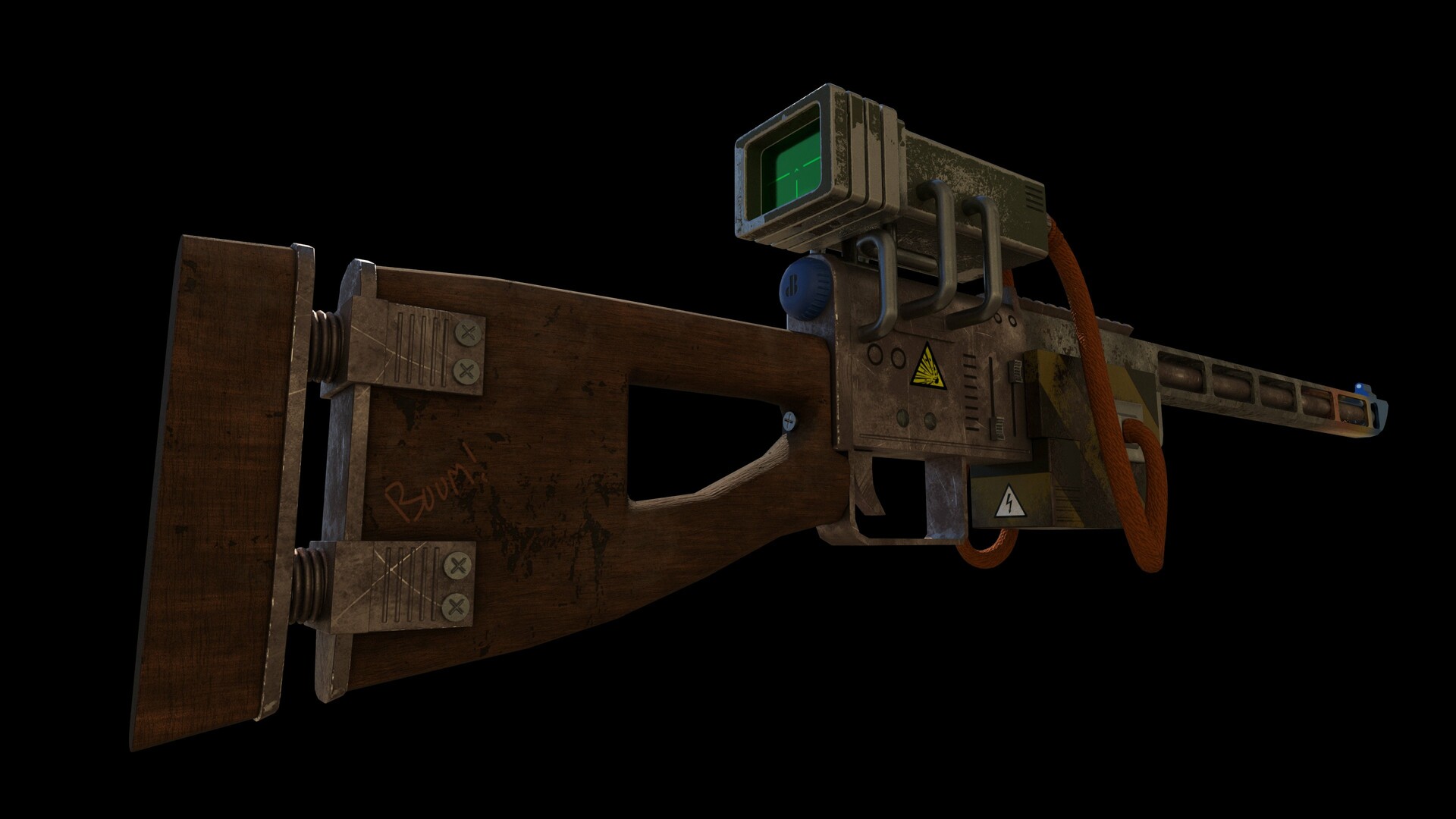 ArtStation - Ancient Laser Rifle