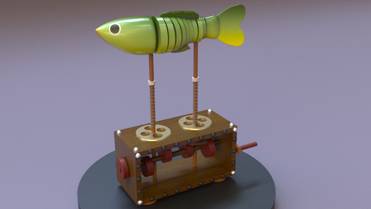 ArtStation - Procedural Motion Fish