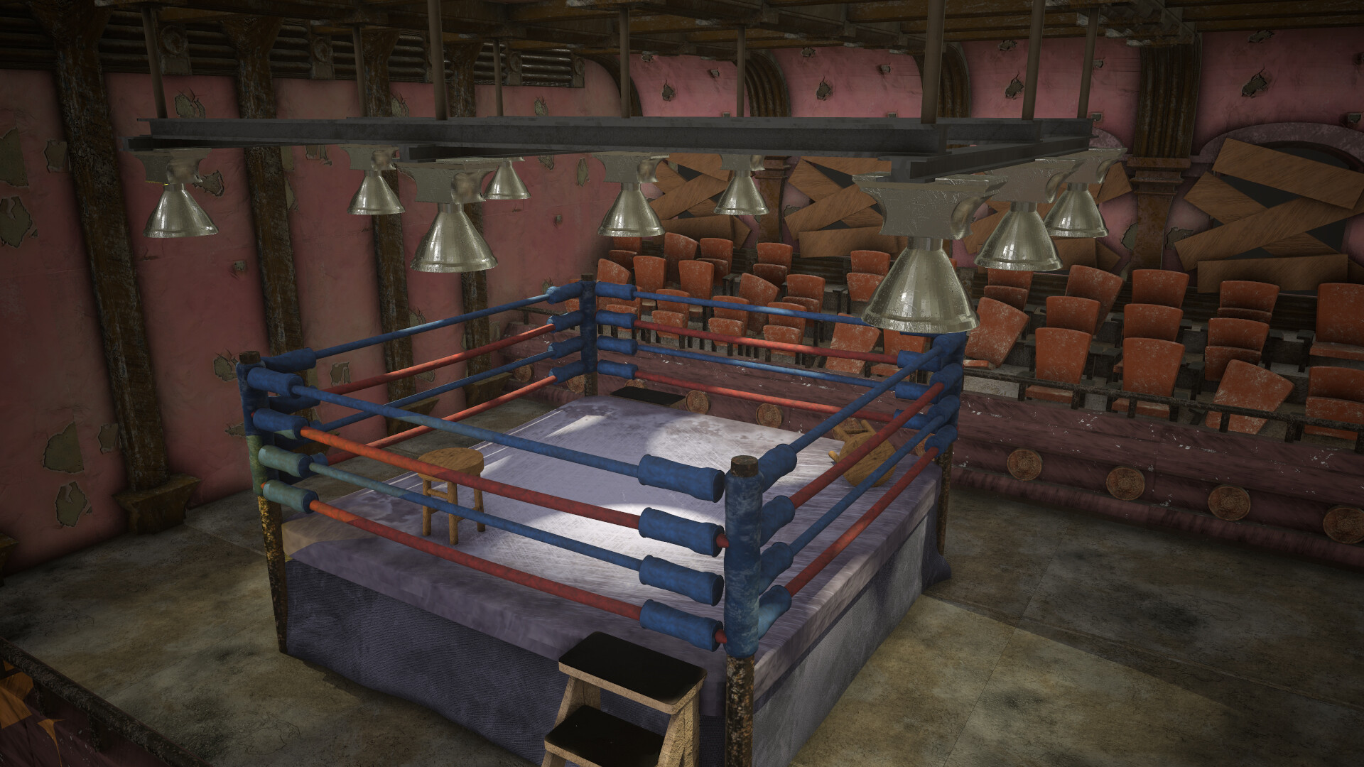 ArtStation - "Abandoned Boxing Arena" 3D Environment