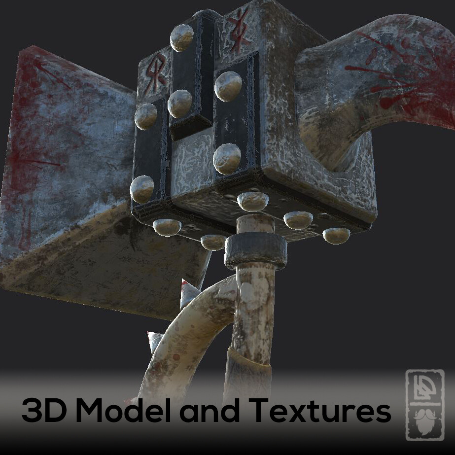 ArtStation - Hammer 3D Model and Textured