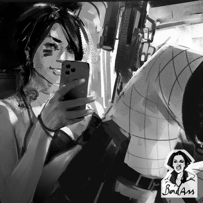 ArtStation - BadAss Girls Illustrations!!