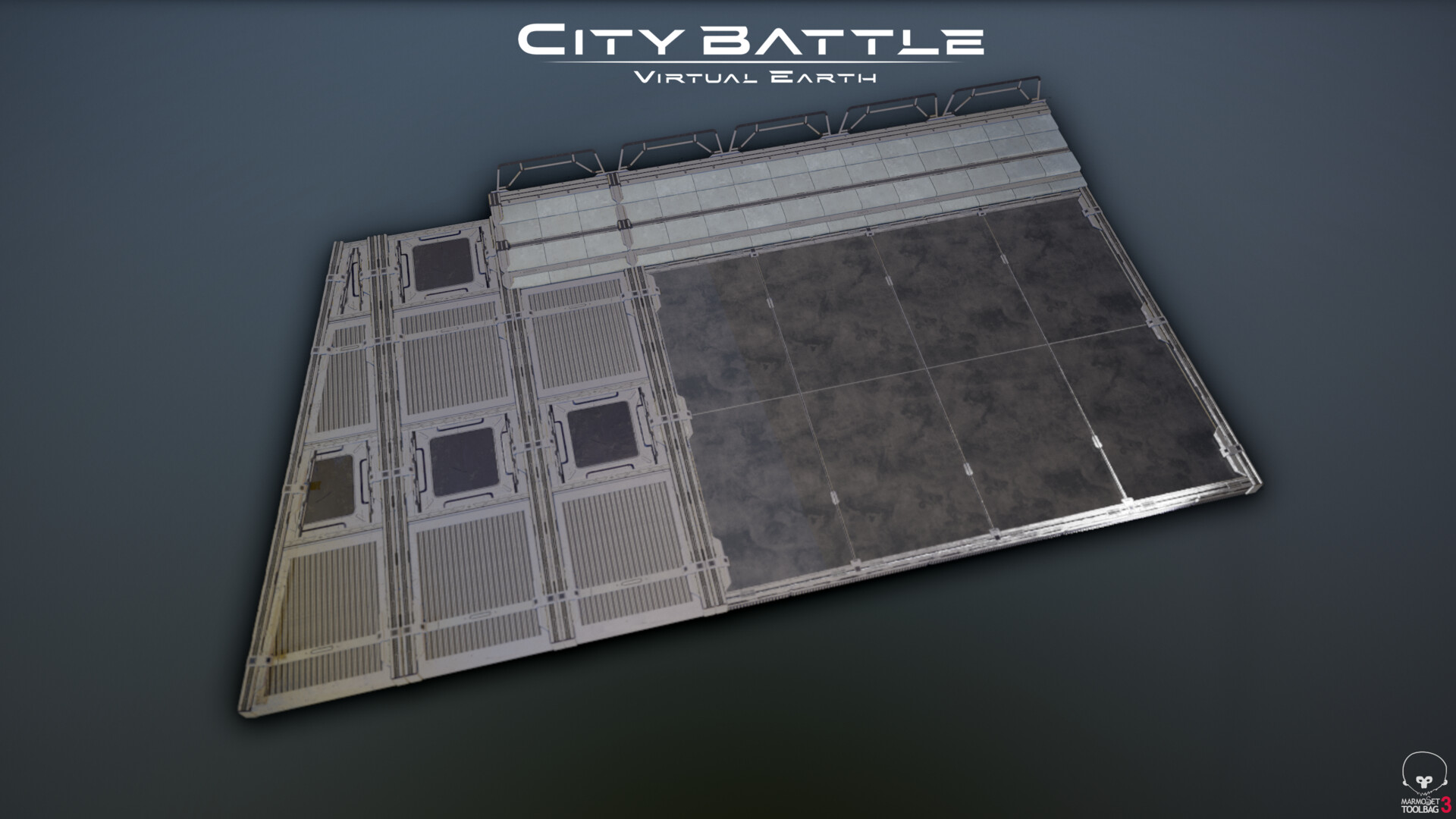 ArtStation - CityBattle: Virtual Earth. Open Map. Modular Floor.
