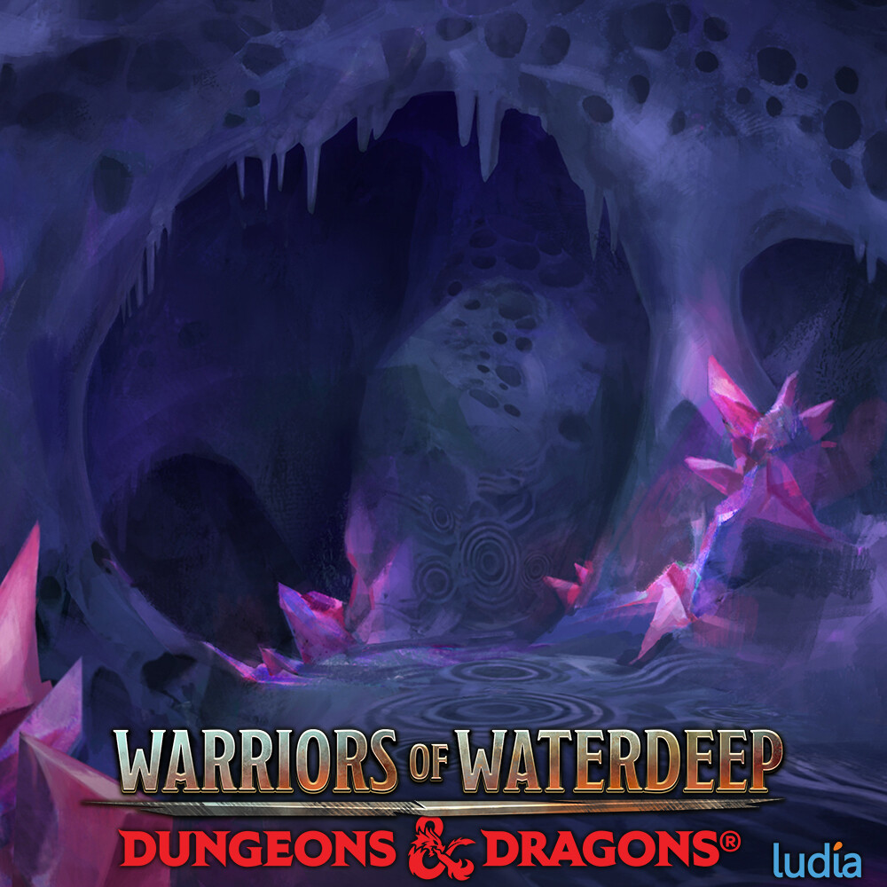 ArtStation - Warriors of Waterdeep pt. 5 Underdark Environments Subtheme 2