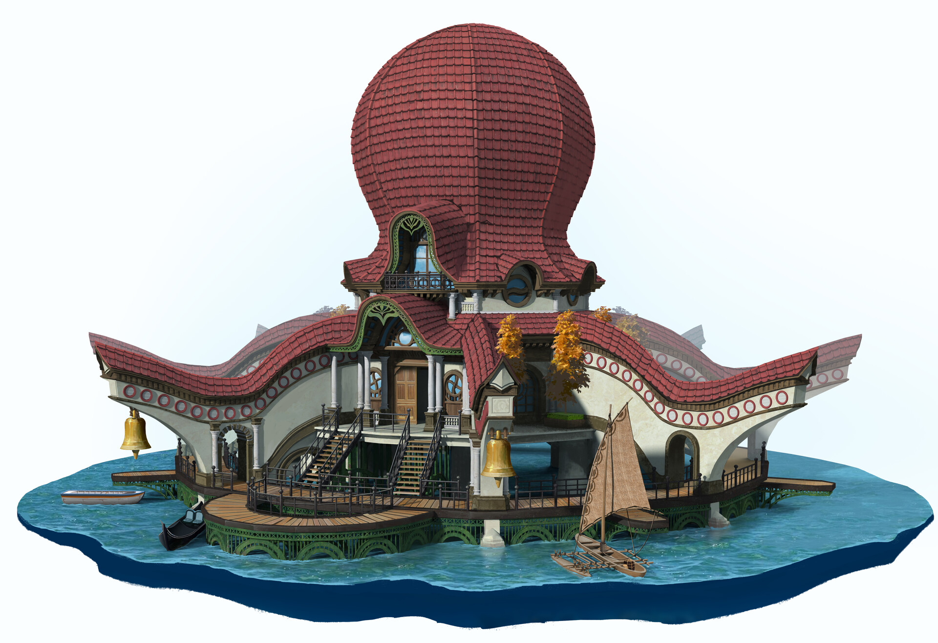 ArtStation - Octopus office