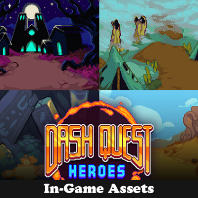 ArtStation - Dash Quest Heroes - Game Assets