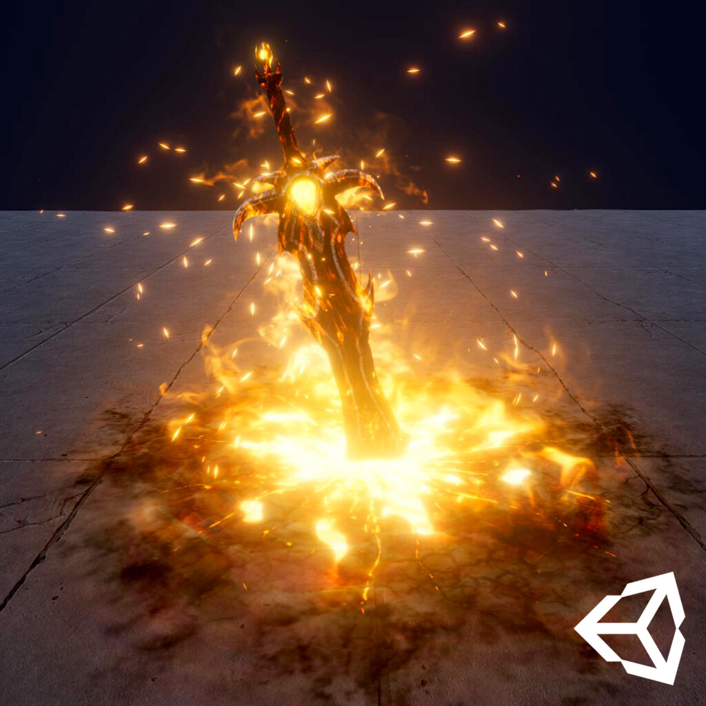 ArtStation - Fire sword + tutorial