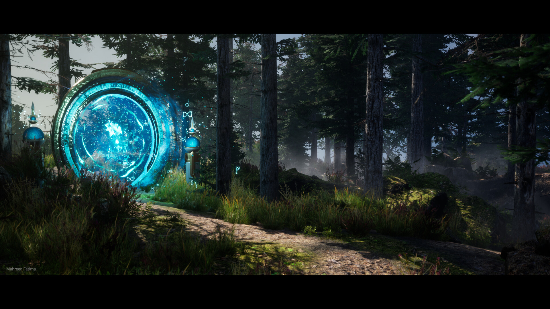 ArtStation - A Forest Portal
