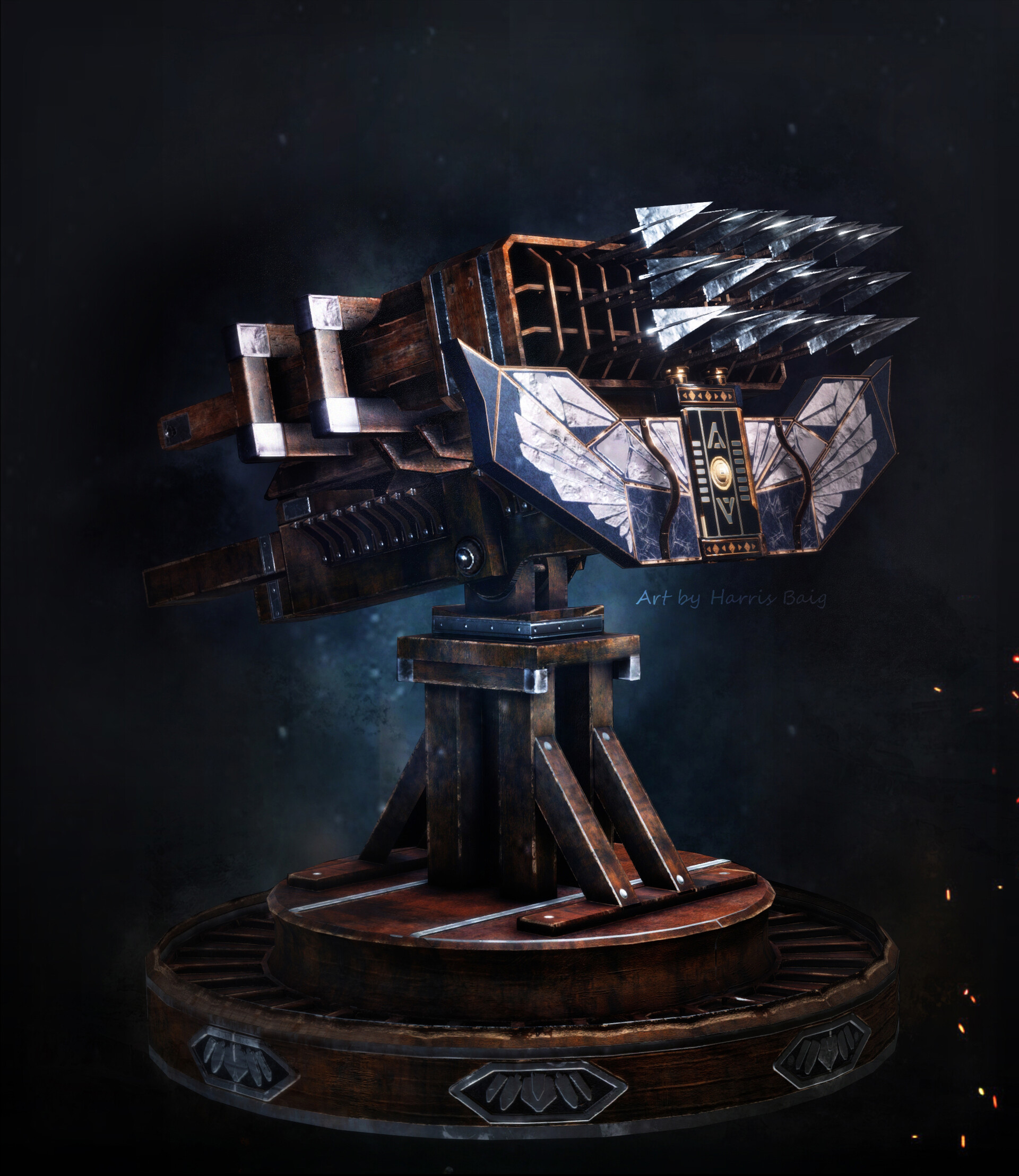 ArtStation - Hwacha Weapon