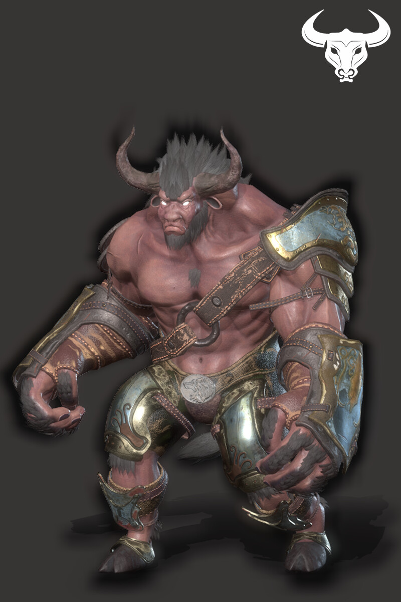 ArtStation - 미노타우로스(모작)/minotaur(imitation)