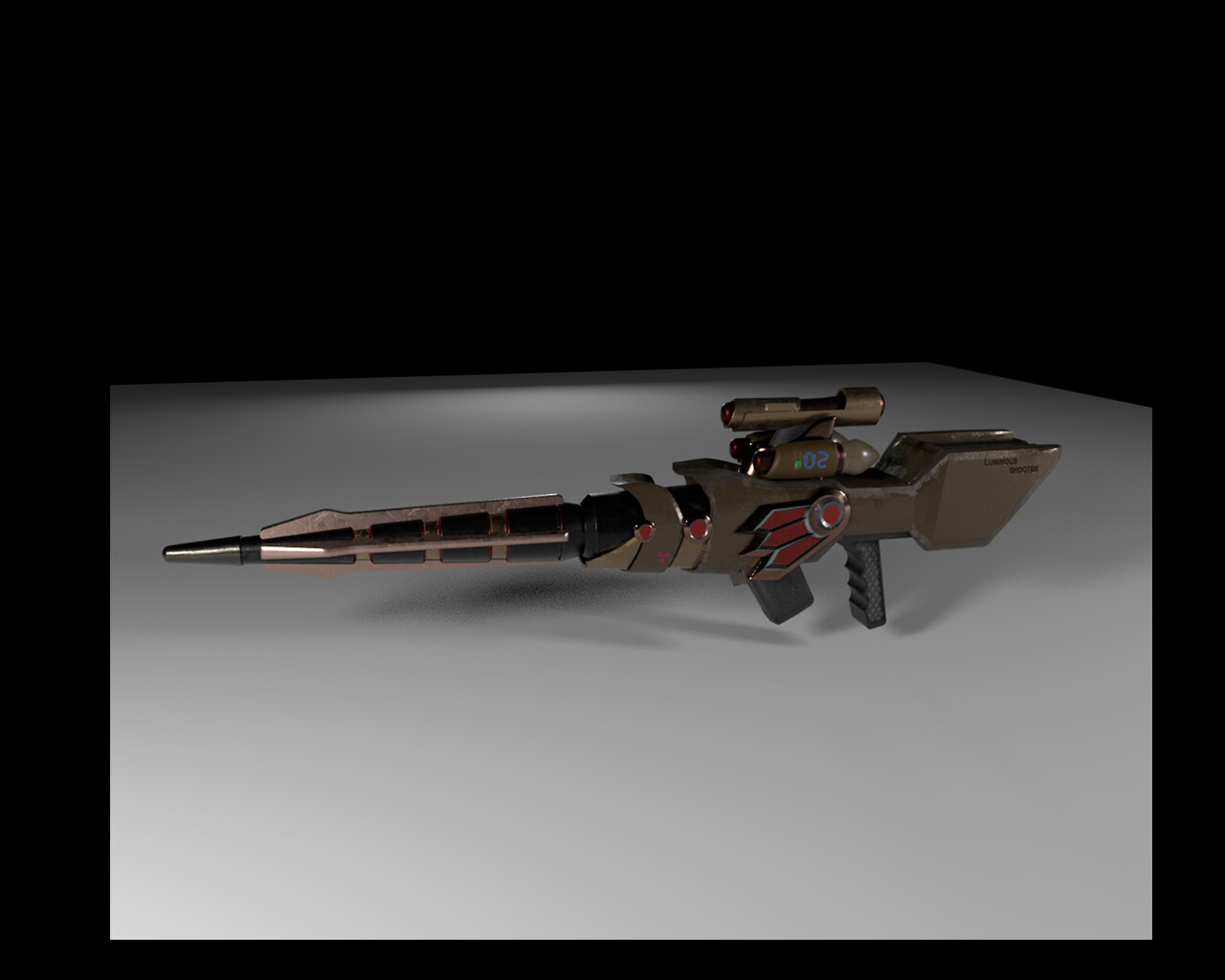 ArtStation - Sci fi gun ( Luminous shooter from danball senki w)