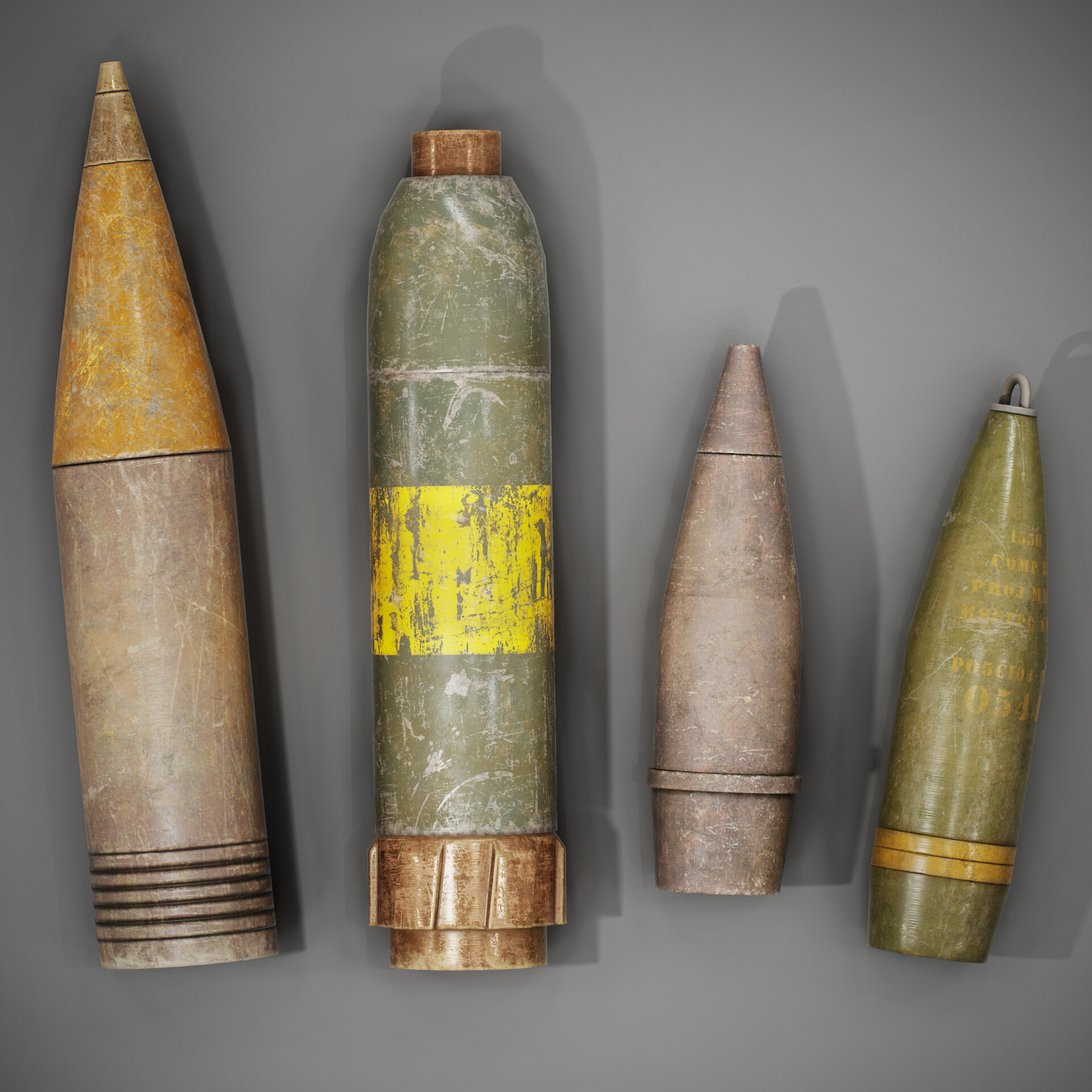 ArtStation - Artillery shells