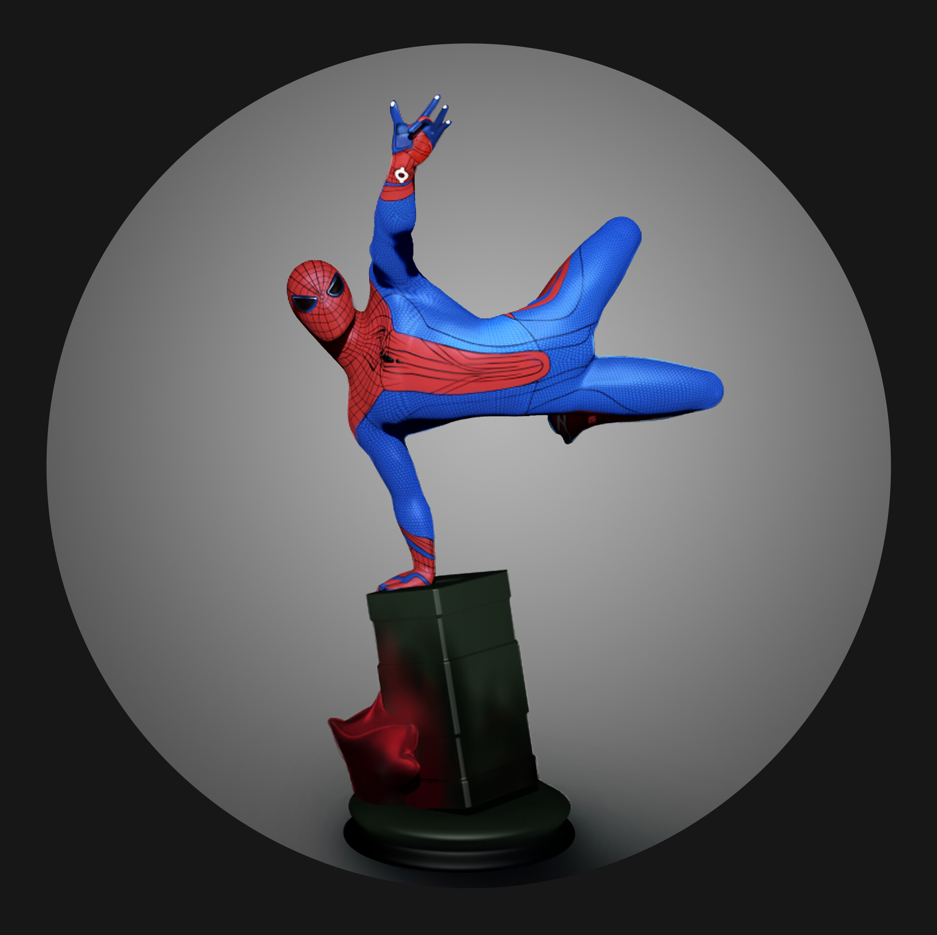 ArtStation - 3D Model Spider_man
