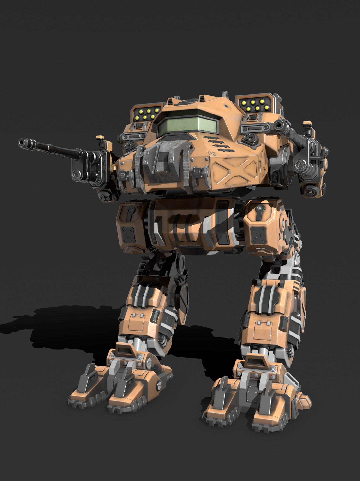 ArtStation - Battle mech "Eclipse"