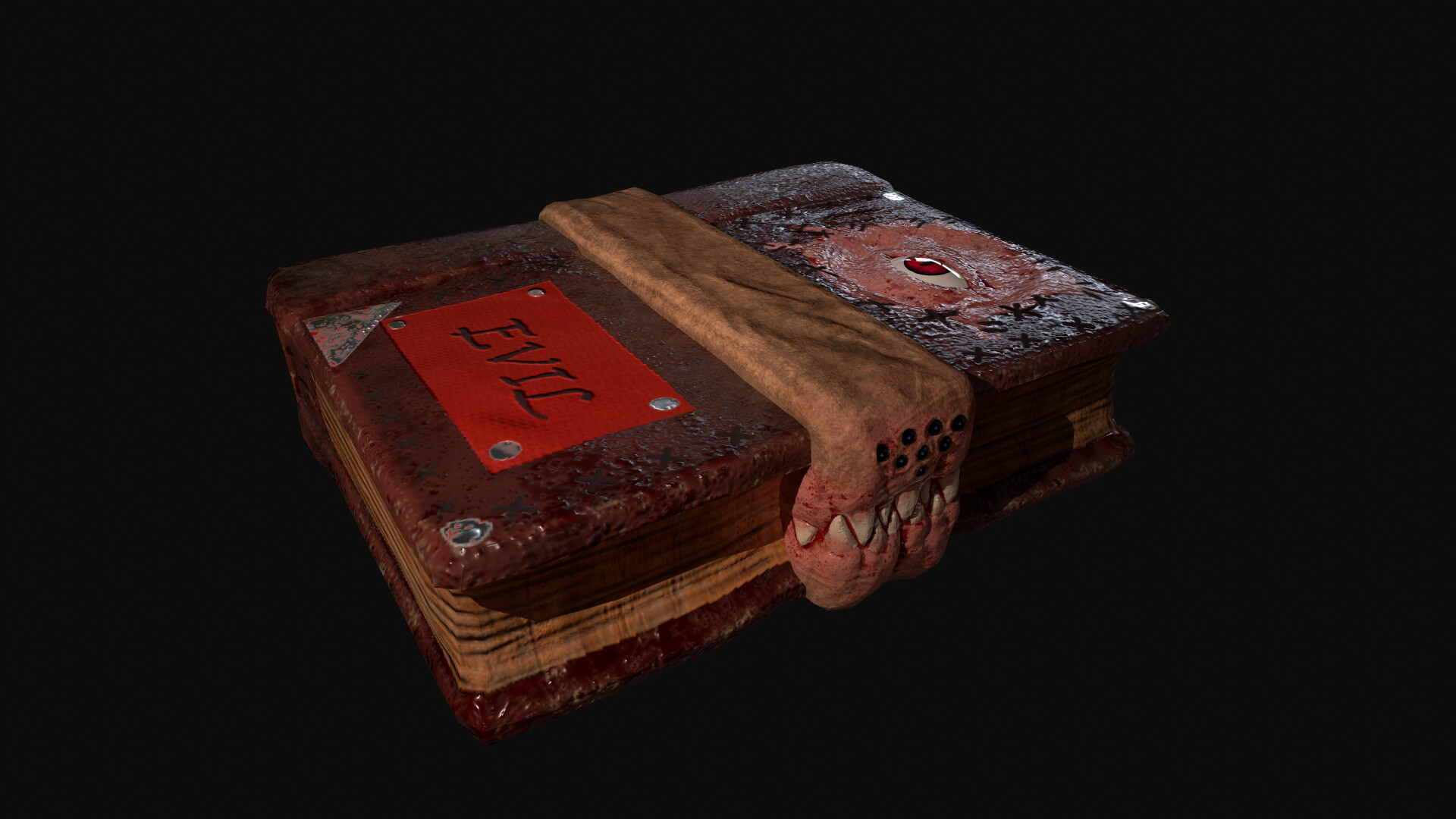 ArtStation - THE EVIL BOOK II 3D MODELING AND TEXTURING II BY PRANAY SARKAR