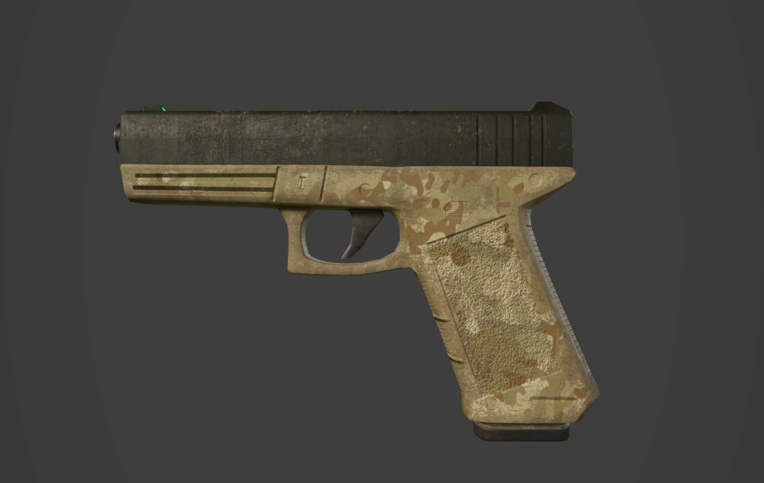 ArtStation - Game Ready Handgun/ Sidearm