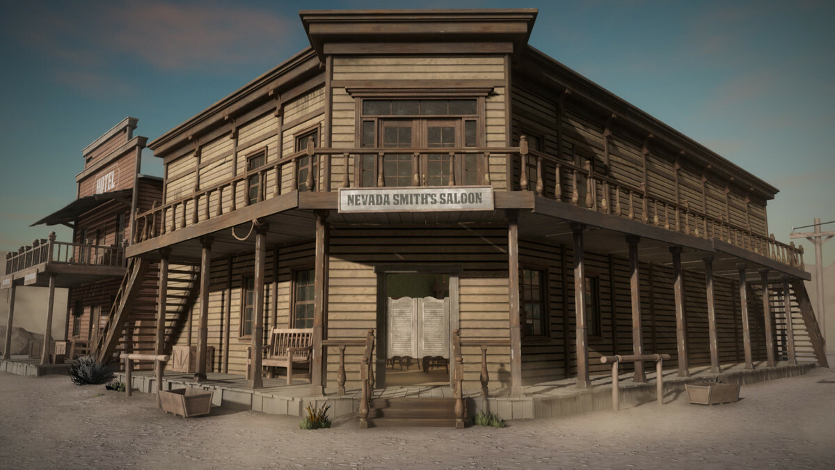 ArtStation - [Unity] Modular Wild West Saloon