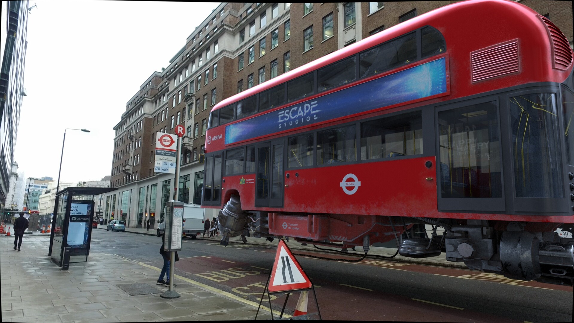 ArtStation - London Hover Bus