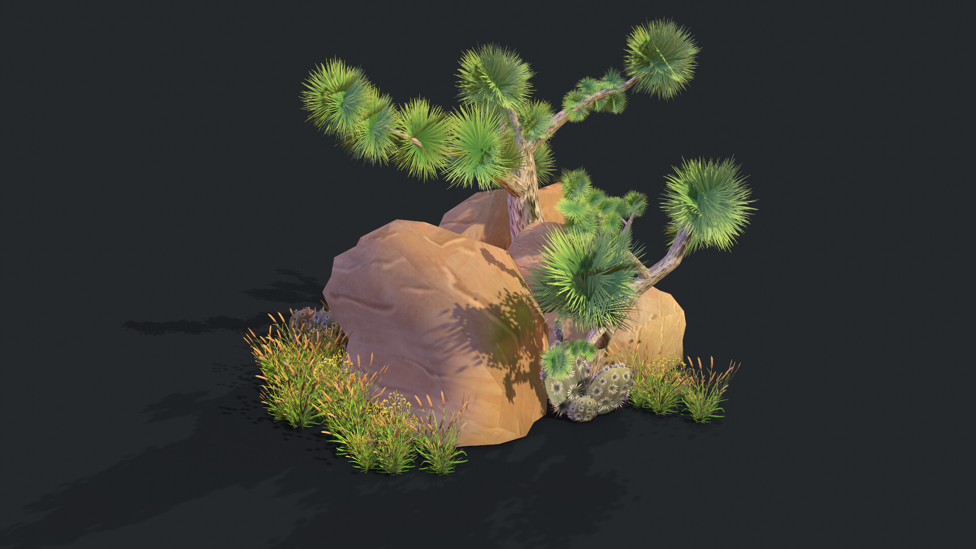 ArtStation - Joshua Trees project