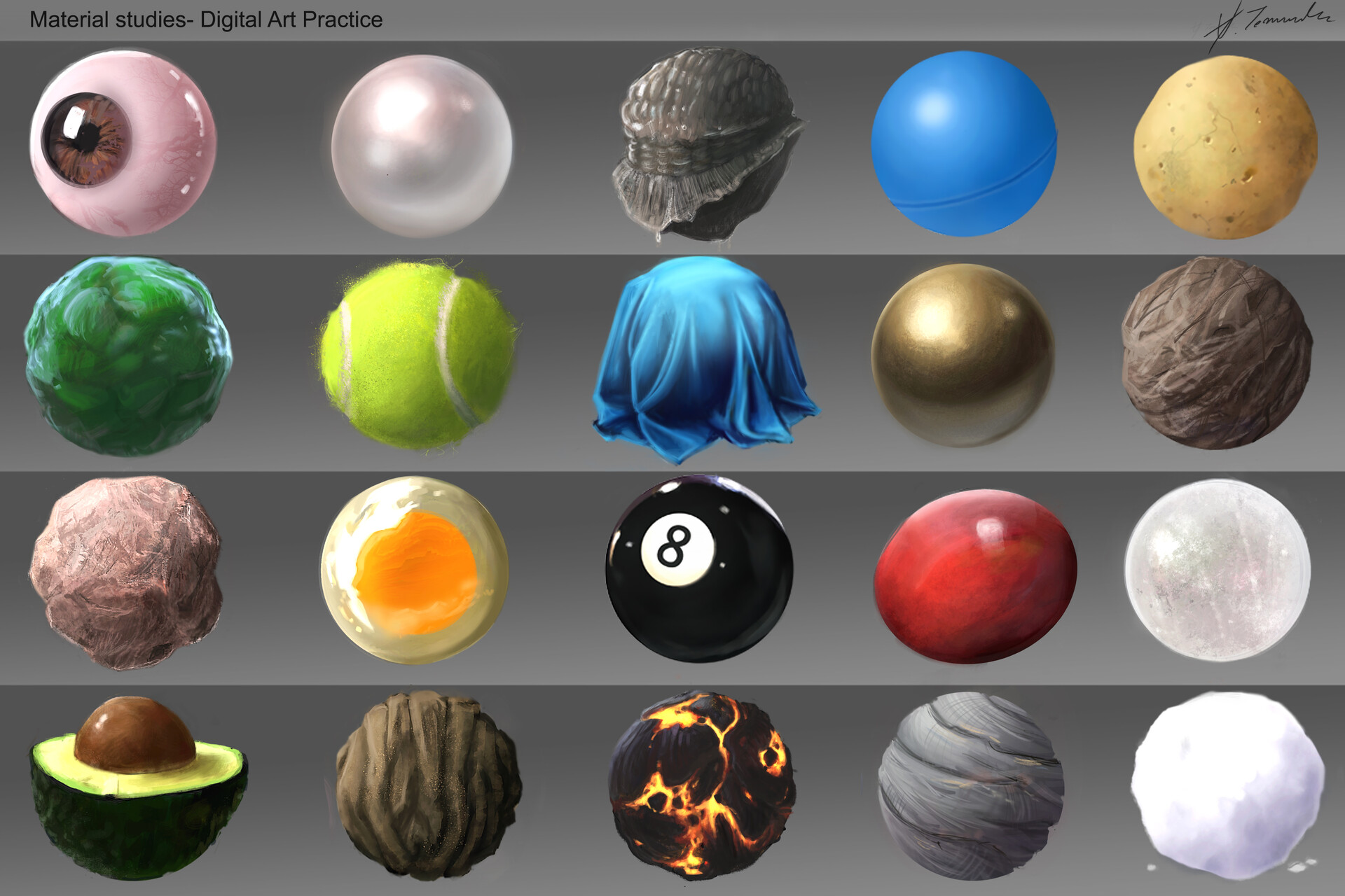 ArtStation - Material Ball Challenge