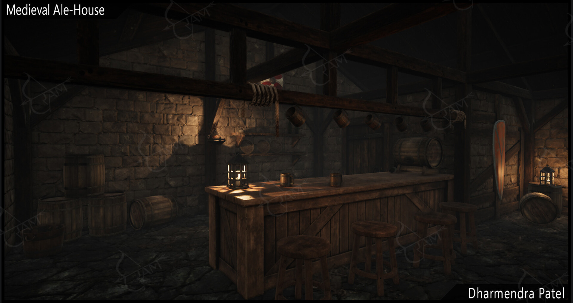 ArtStation - Medieval Ale-House