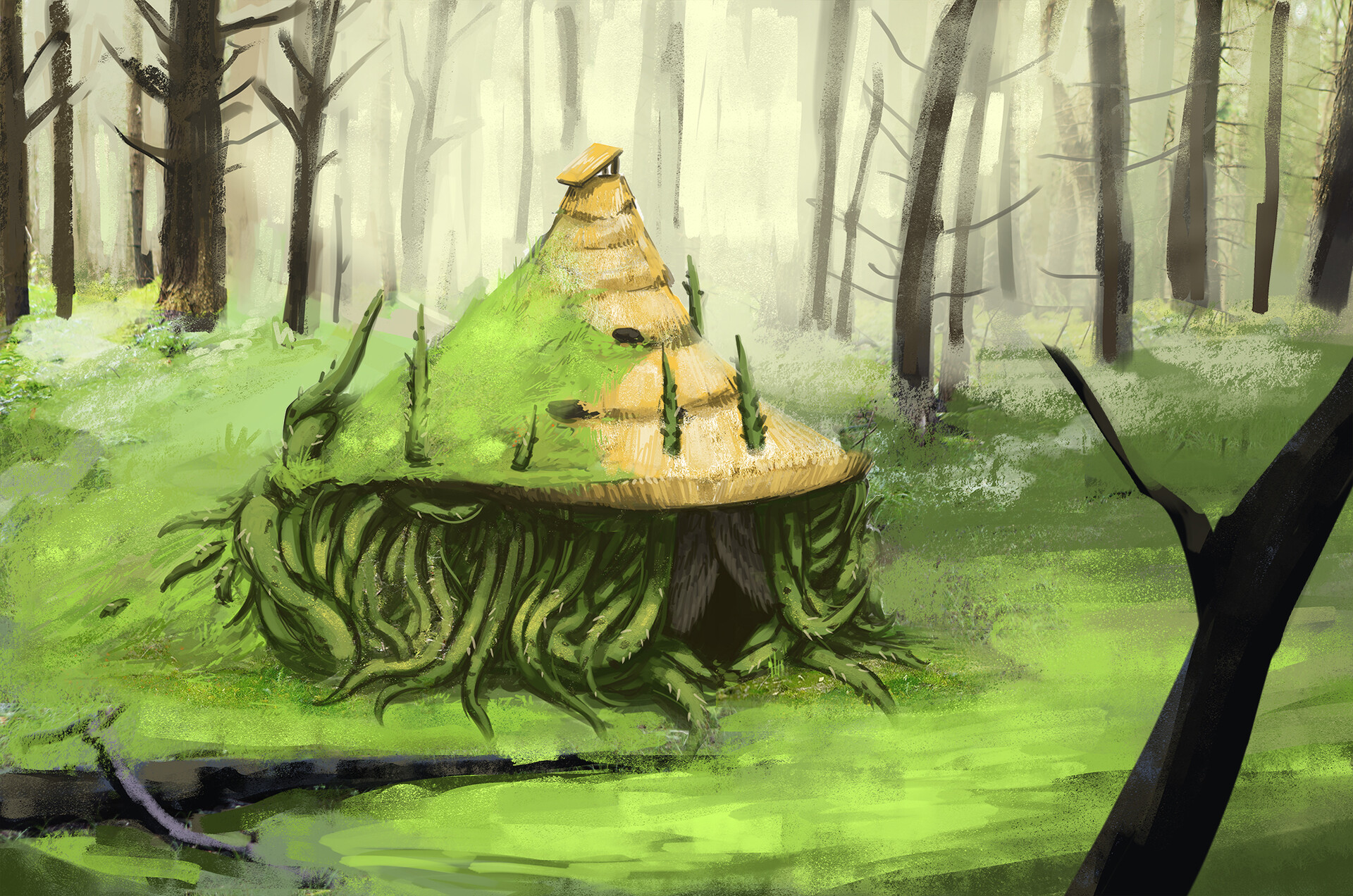 ArtStation - The Witch Hut