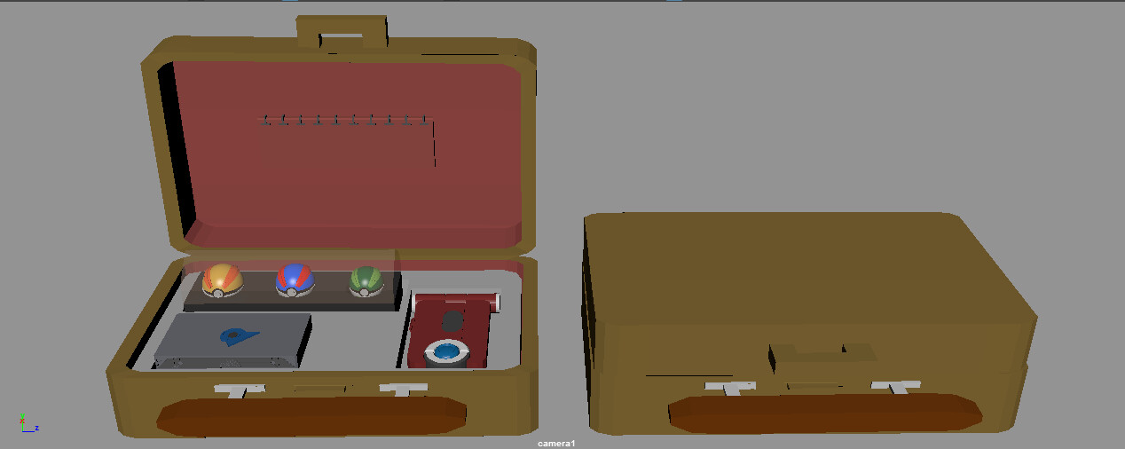 ArtStation - briefcase set (Pokemon)