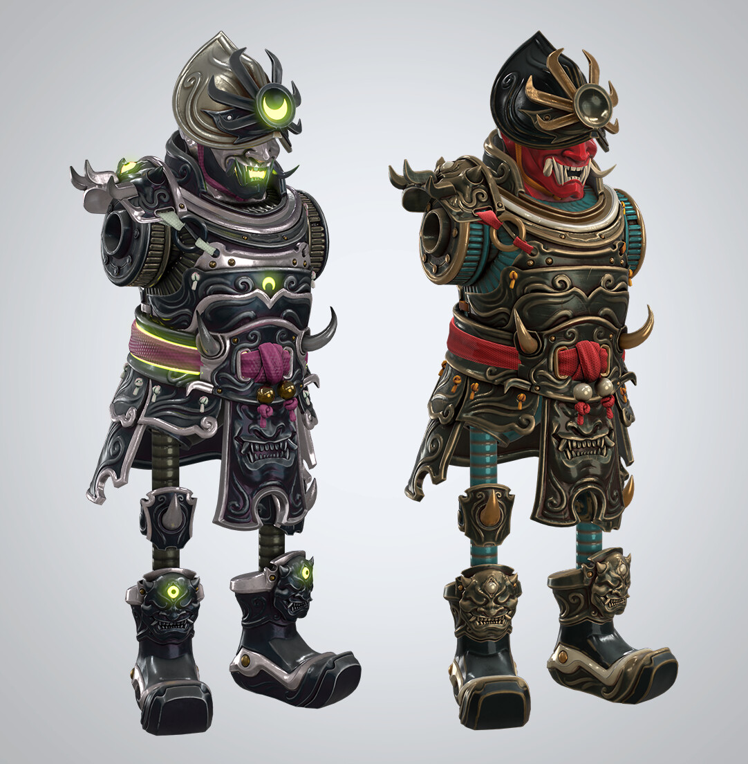 ArtStation - Medium-Bot cosmetic skins.