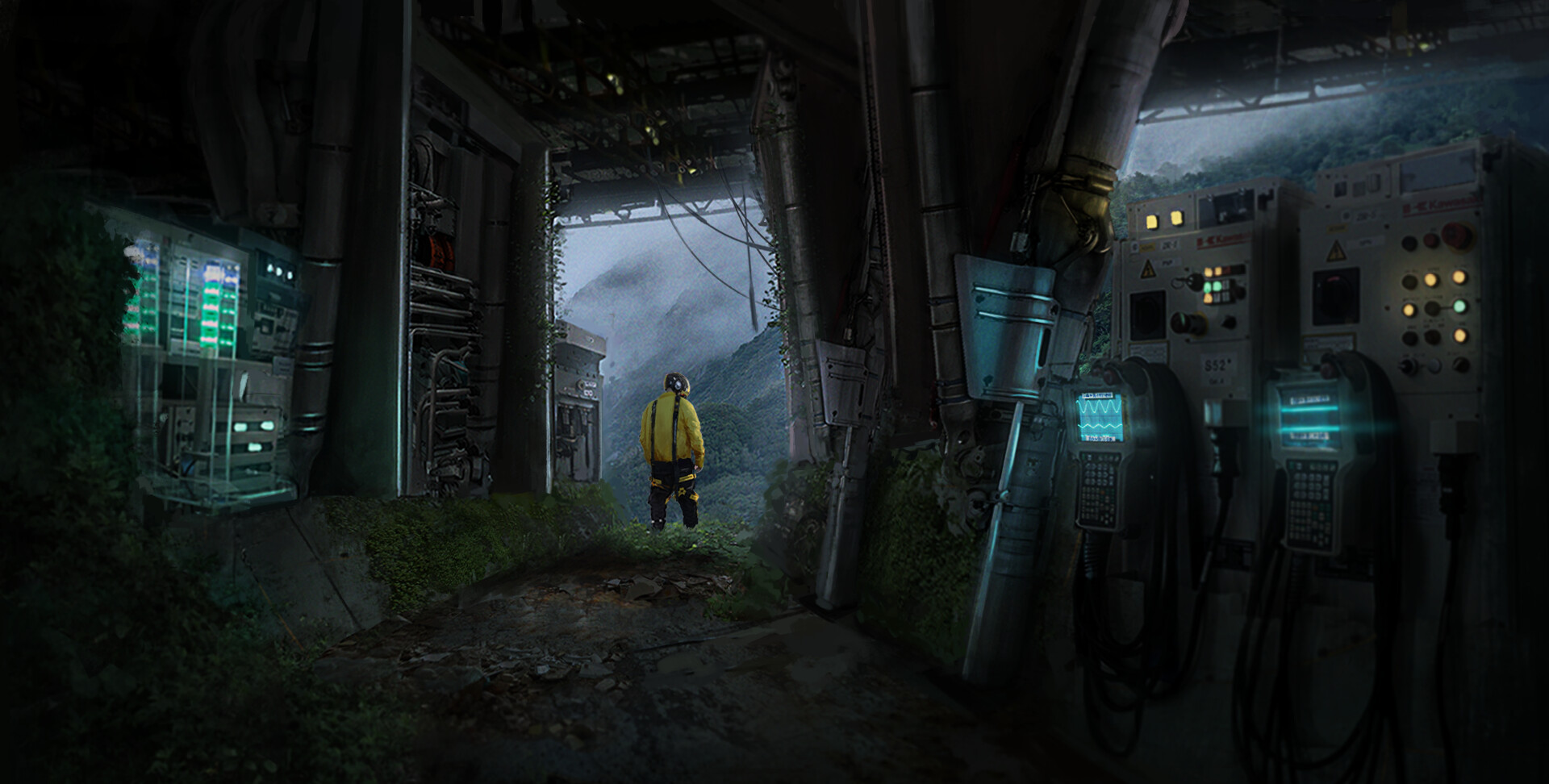 ArtStation - Laboratory in the cliff