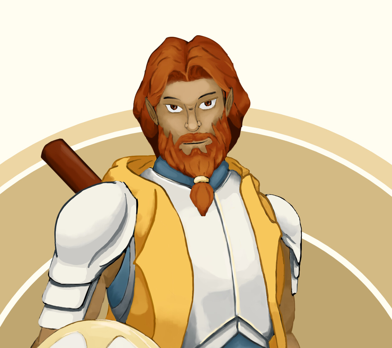 ArtStation - Half-Elf cleric