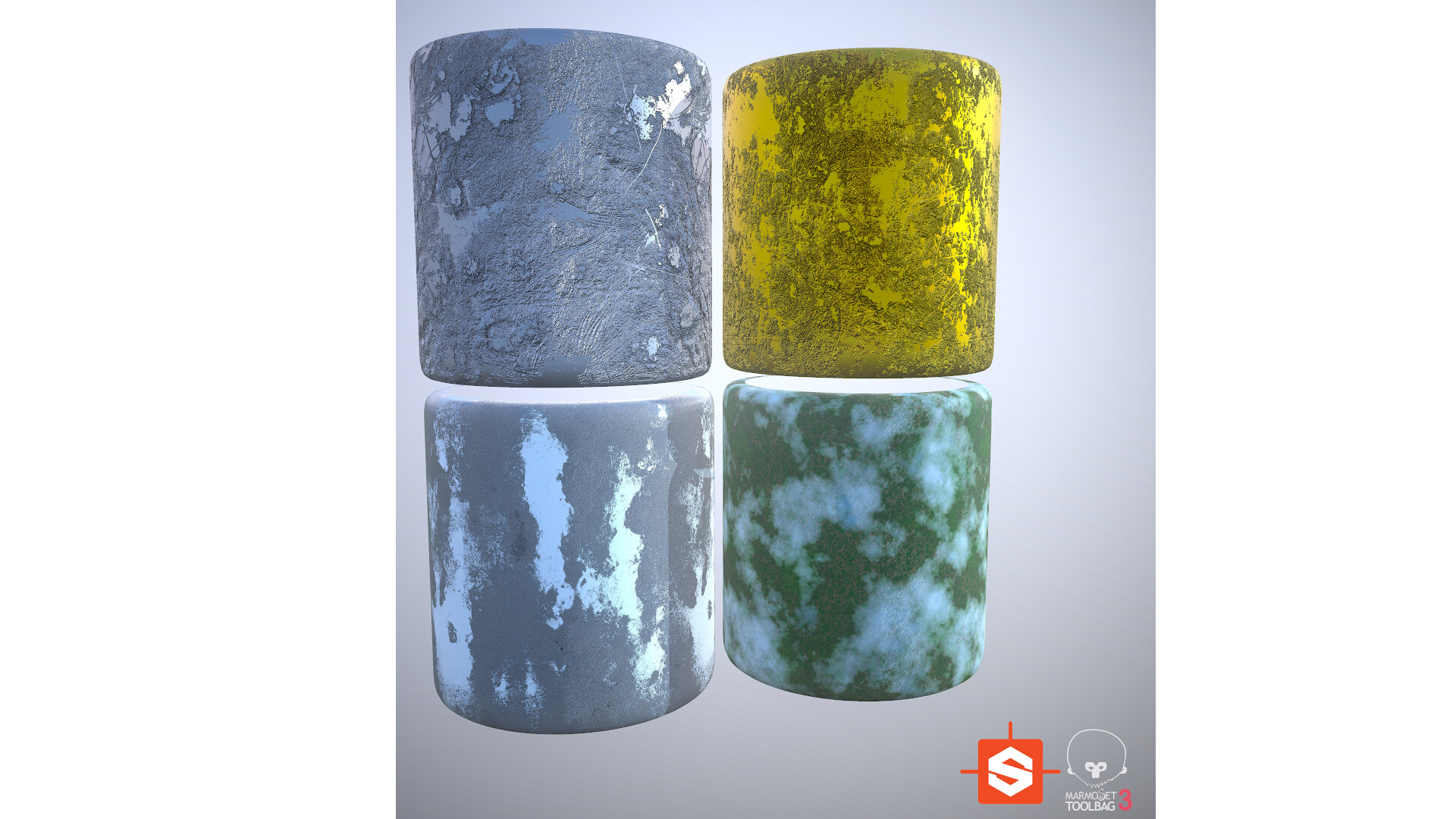 ArtStation - Experimental Textures For Final College Project