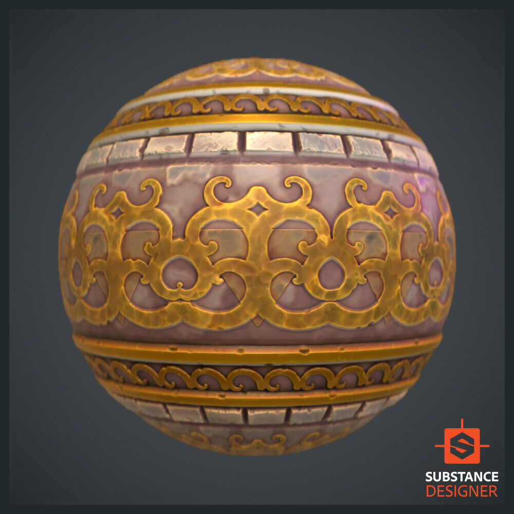 ArtStation - Stylized Wall Trim