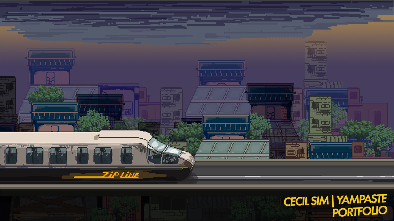 ArtStation - Rain Train