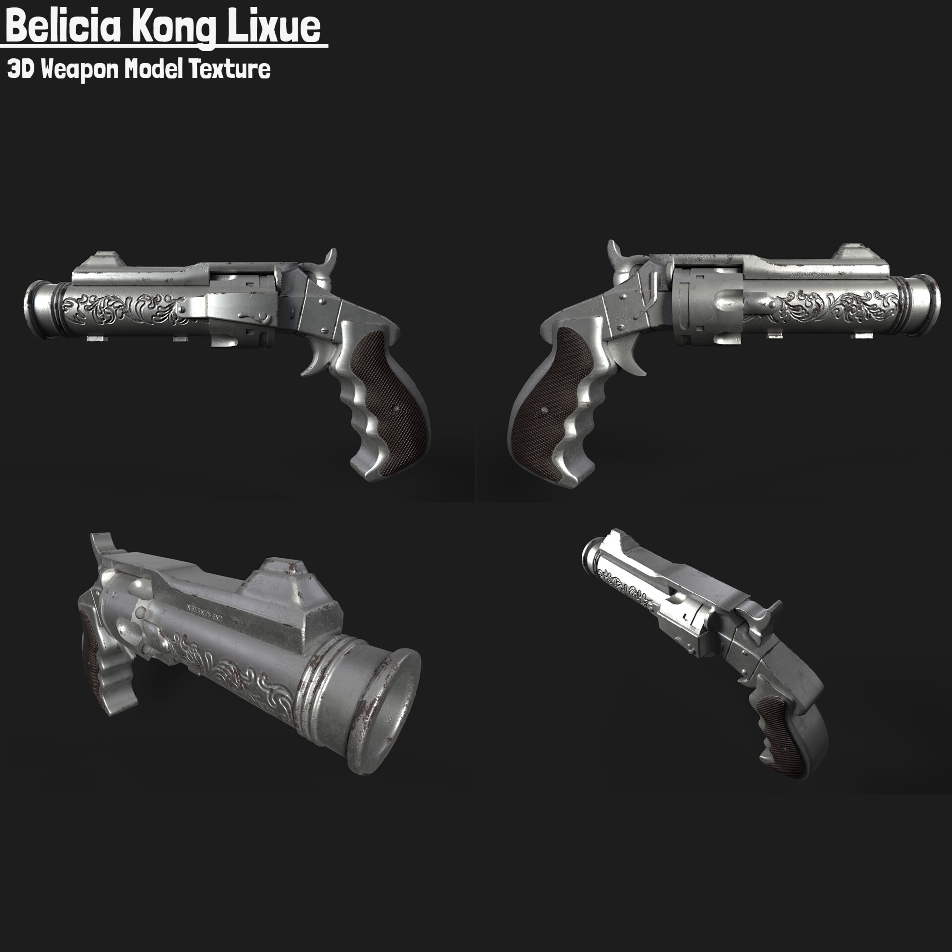 ArtStation - (YEAR3) 3D Weapon Model