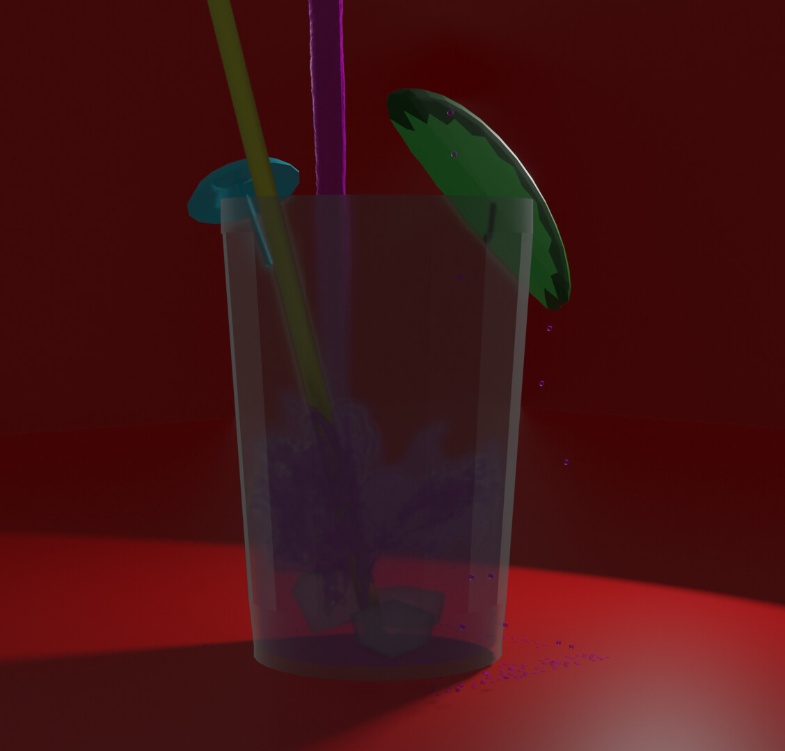 ArtStation - A Blender Drink (Fluid Study)