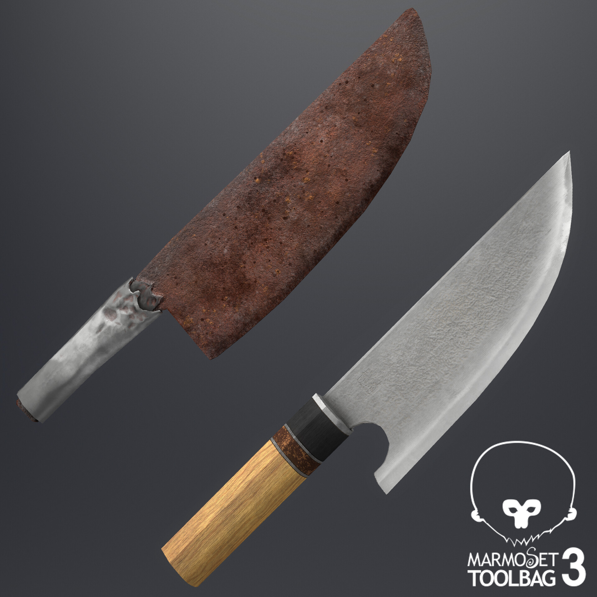 ArtStation - Restored Junk Blade